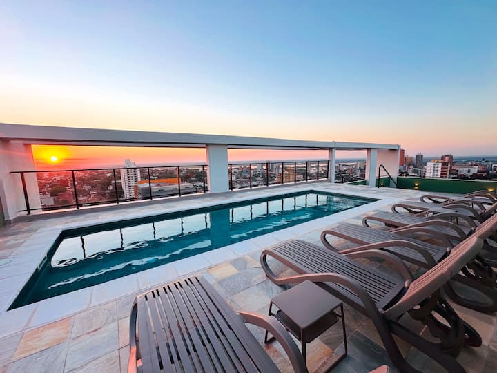 Vista Costanera Centro. - Asunción