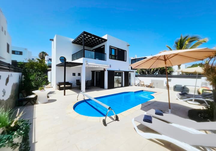 Villa Volcanes Sea View And Pool/ Air-conditioning - Costa Teguise