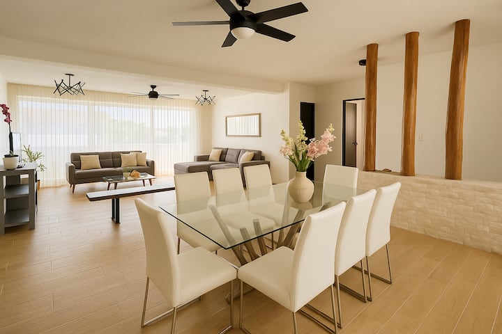 Departamento Amplio, Cómodo, Tranquilo. Zona Nader - Cancún