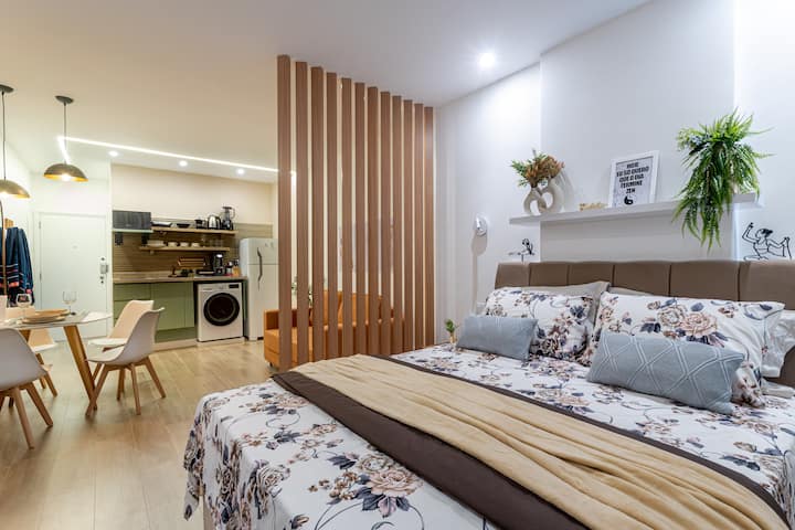 Studio Zen Luxo Com  Vista Cristo  Aconchegante - Brazil