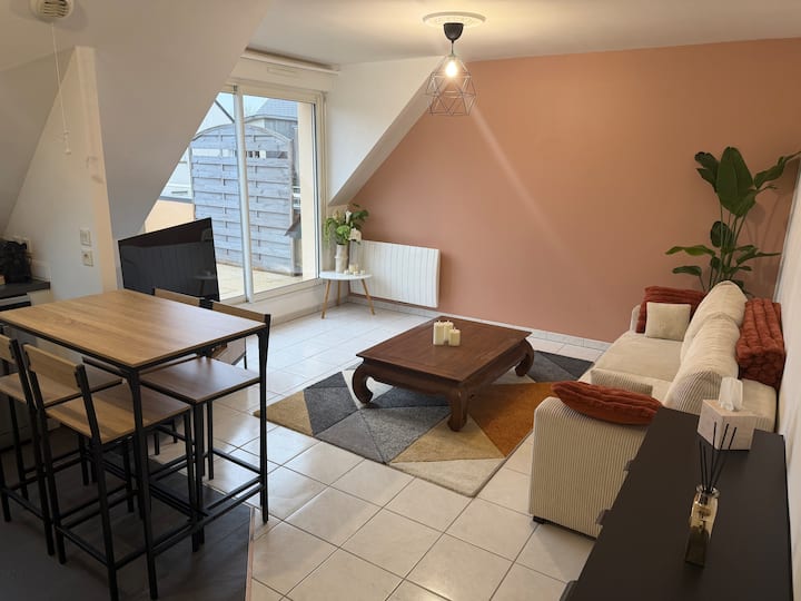 Appartement Cosy Avec Grande Terrasse - Saint-Thurial