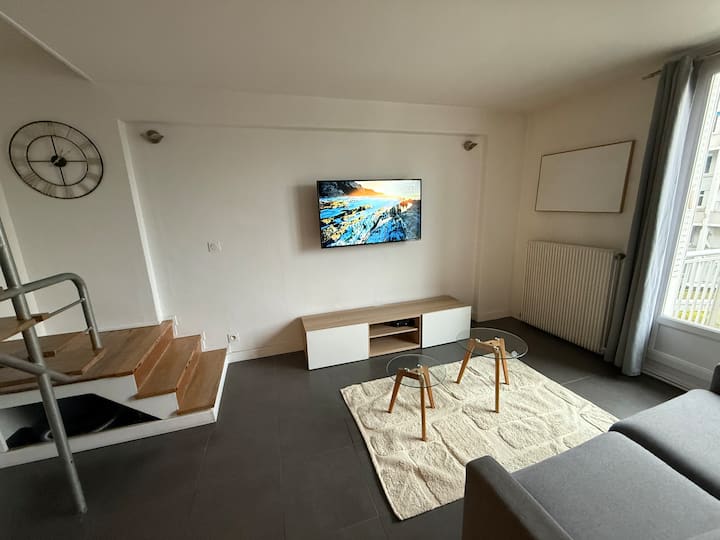 Le Cosy Duplex 3p/ 2 Lits / Free Parking - Échirolles