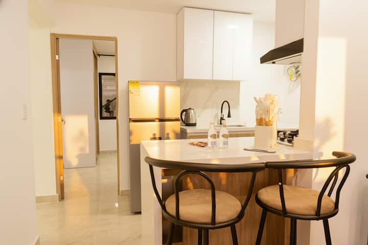 Hermoso Apartamento Dos Ambientes/agua Caliente - Cali