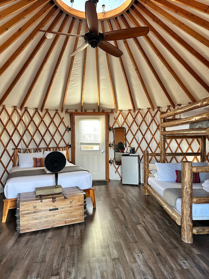 The Lodge Yurt | Launch Pointe - Lake Elsinore, CA