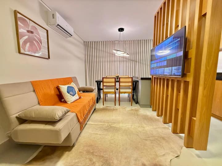 Hub2905, Setor Bueno. 2 Suítes. Lavabo Garagem - Goiânia