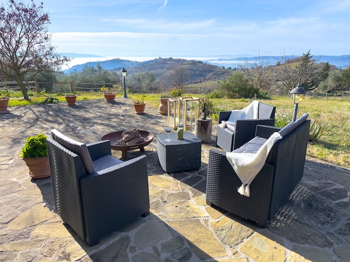 Cabin Rurale Vicino Perugia, Terraza-castello A Mt - Italy