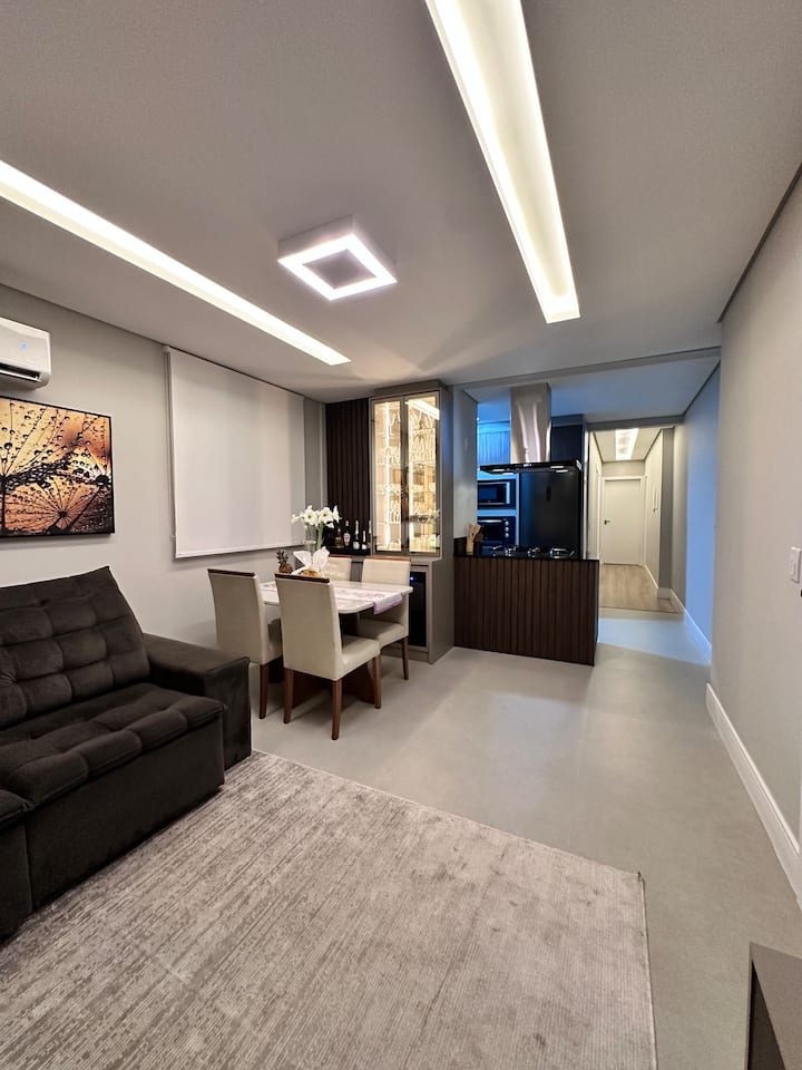 Apartamento Praia Grande, Novo, 3q, Até 6 Pessoas. - Brazil
