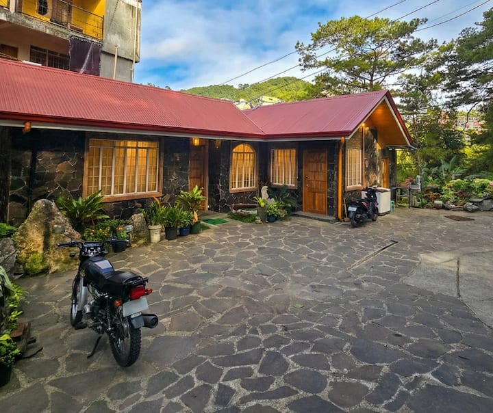 Central House With Bonfire - Sagada