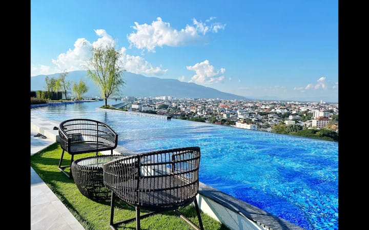 F-1)sky River Pool Gym City View Condo. - Chiang Mai