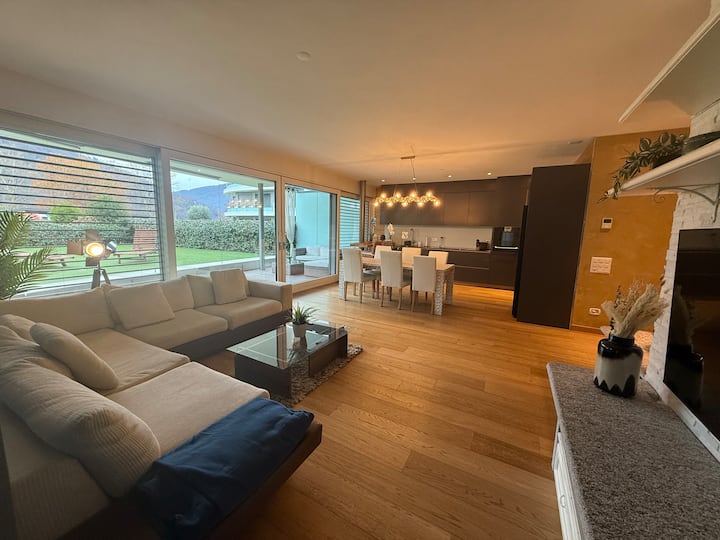 New 3 
Bedroom Garden Apartment By Lugano Lake - Vico Morcote