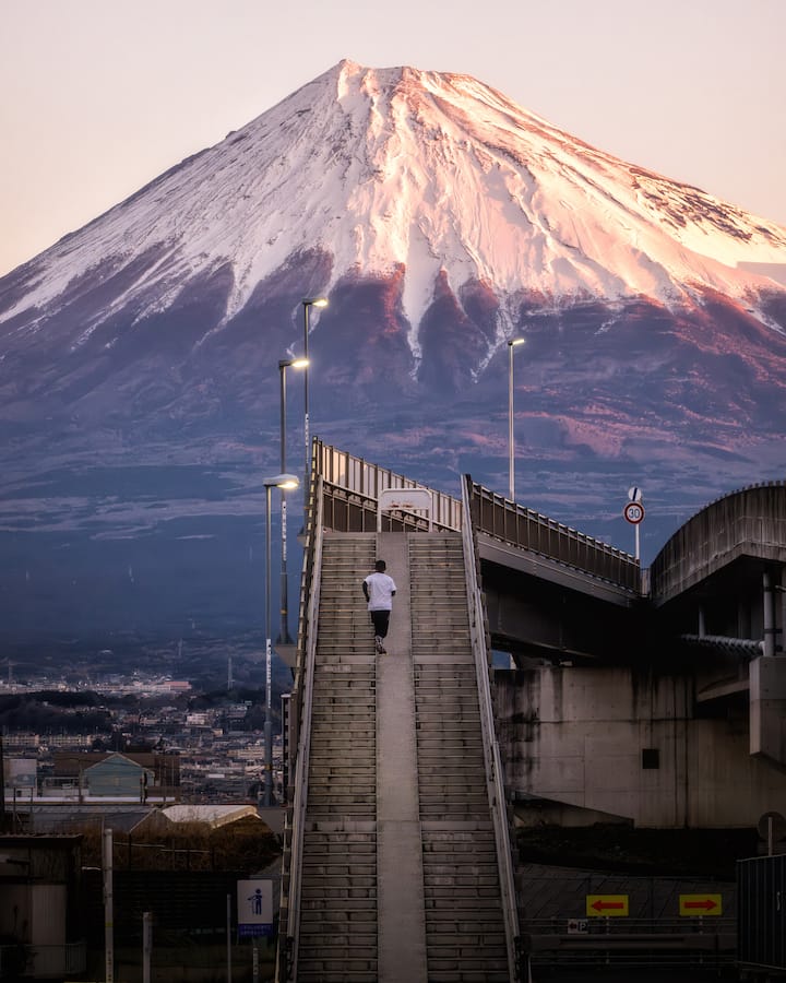 冬は富士山がよく見える/富士山ベスト撮影スポットまで徒歩2分/海と富士山/無料駐車場2台/8人まで - Fuji