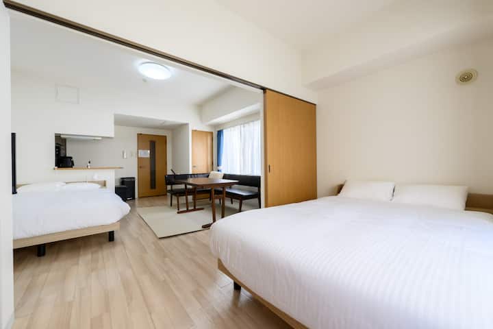 Ik402・すすきの中心部・豊水すすきの駅徒歩1分・中心部の観光にお勧め・2025年12月新品家具 - Sapporo