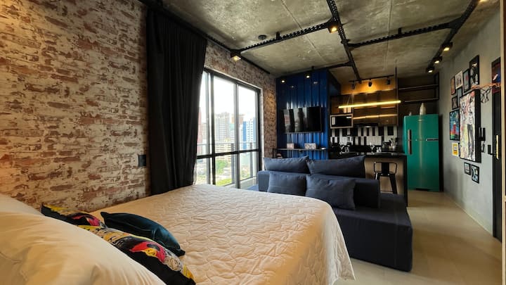 Loft Estiloso • Vista Prime & Localização Top - Maringá