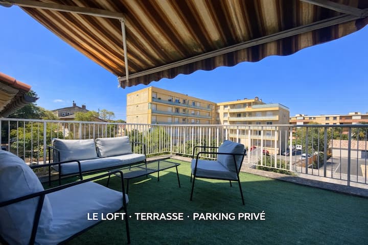 Loft Terrasse, Garage Privé, Centre Carcassonne - Carcassonne