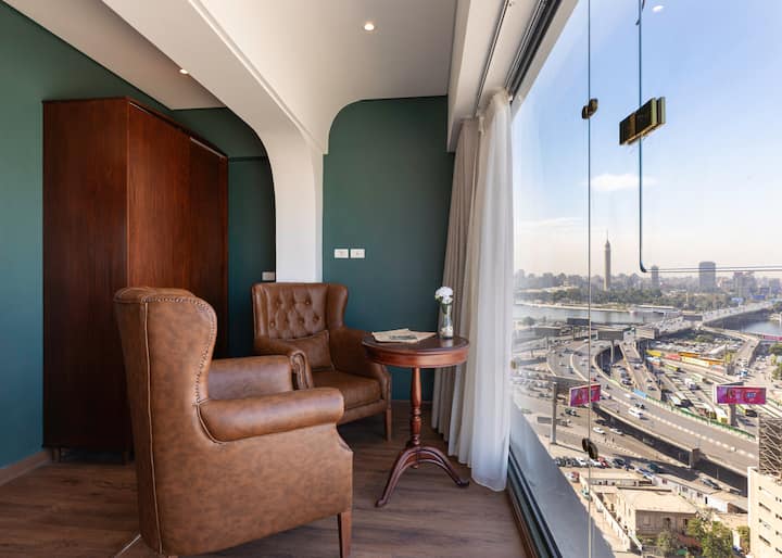 Staybee • Thetimekeeper’s Room Nile View Downtown - Cairo