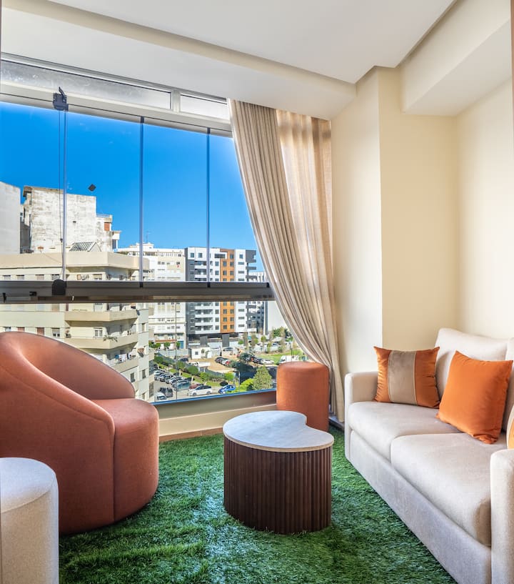 Vive La Modernidad Alado De La Playa &Parking - Tanger