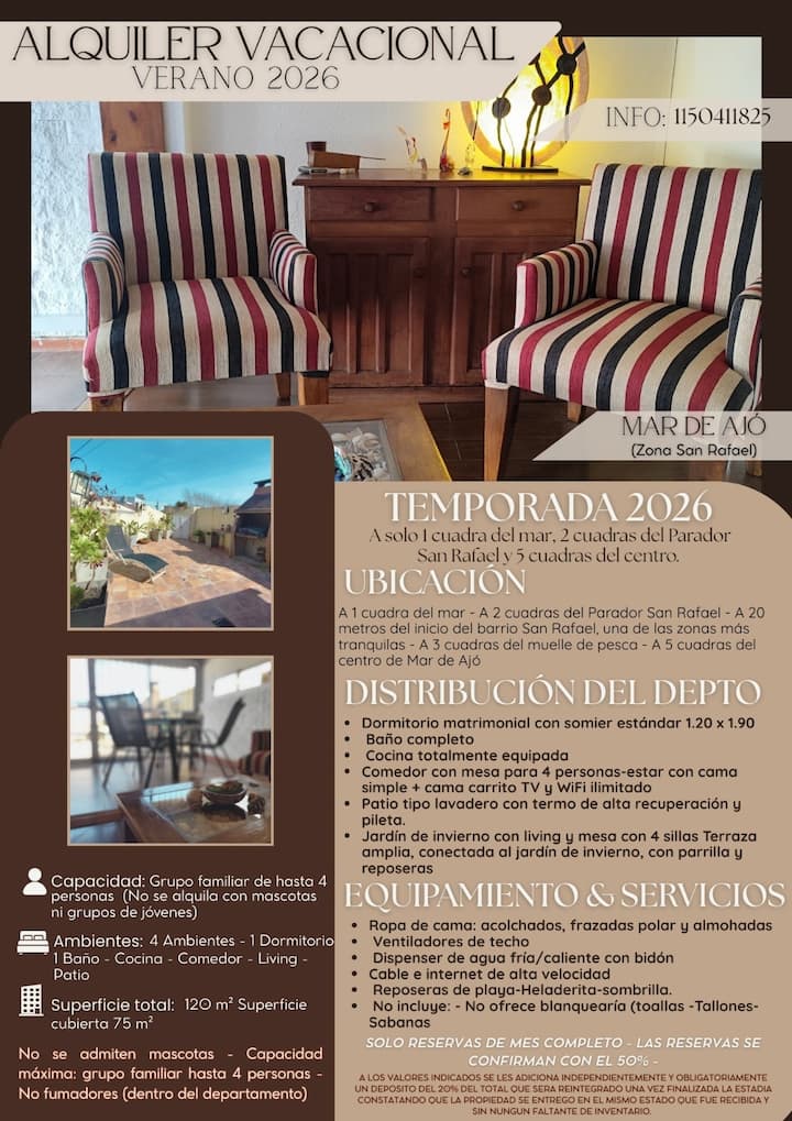 Hermoso Dpto. En Mar De Ajo - Mar de Ajó