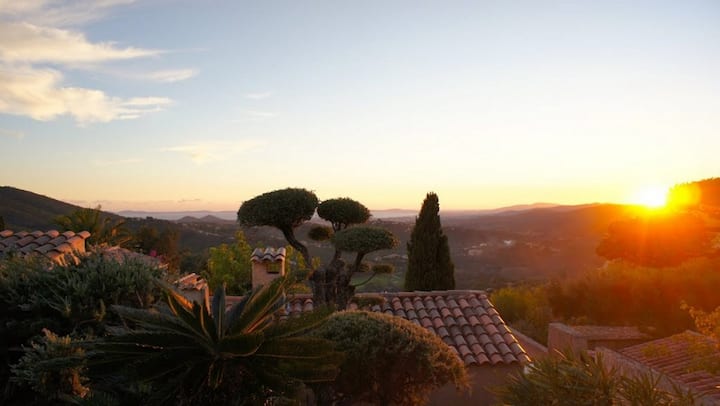 Ferienhaus Villa Valcros, Meerblick, Côte D’azur - La Londe-les-Maures