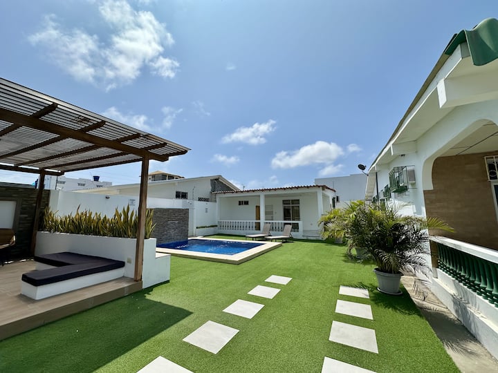 Luxurious Social Area, Pool+grill, Freegarage+wifi - Salinas