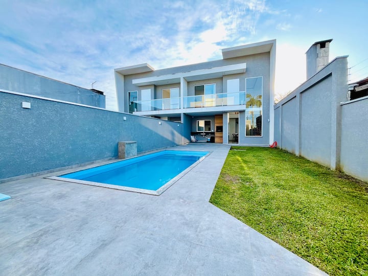 Sobrado Alto Padrão 4 Quartos E Piscina Brejatuba - Guaratuba