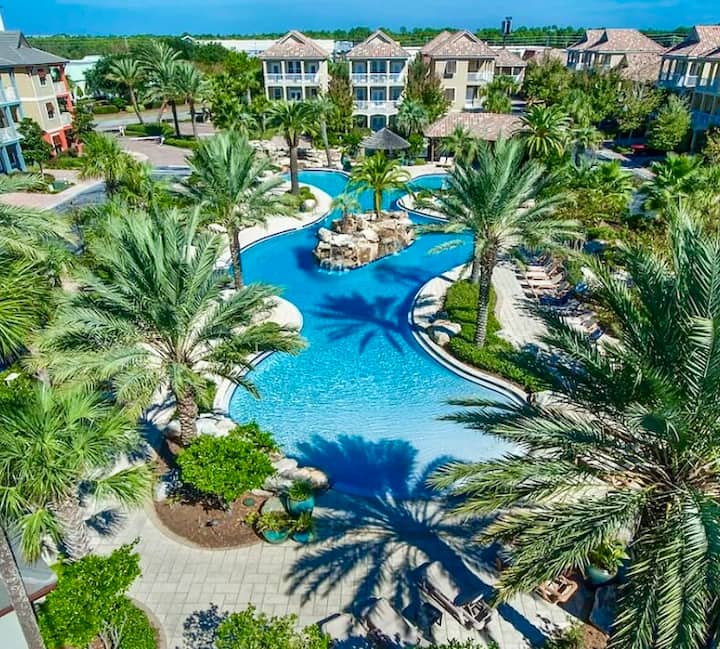 Sunny Beach-lagoon Pool*beach Shuttle*arcade*bbq - Miramar Beach
