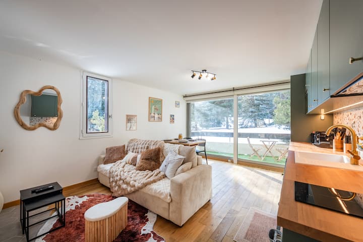 Le Cosy- T3 Rénové - 6personnes- Pied Des Pistes - Serre Chevalier