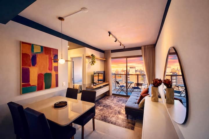 Luxo Urbano | 2 Quartos, Completo A 5min Do Cambuí - Campinas