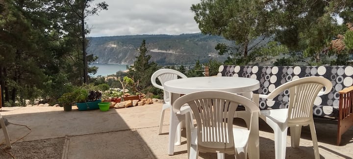 Cabañas Bosque Y Mar.
Laguna Verde. - Chile