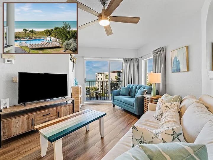 5th Floor Beachfront Condo Oasis – Sunset Vistas - St. Pete Beach, FL