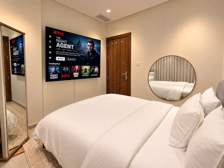 High Floor I Brand New 1br I Netflix I Salmiya - Kuwait