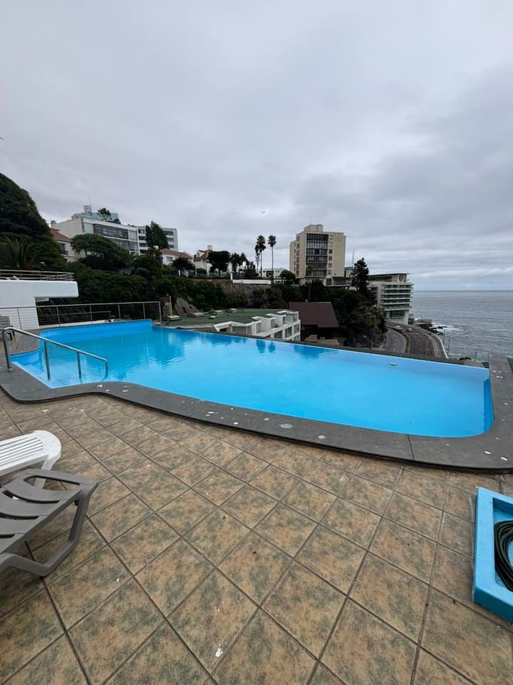 Depto. Familiar Con Vista Al Mar-ubicacion De Lujo - Chili