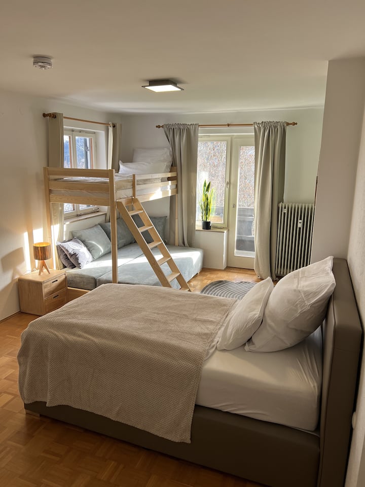 Geräumige Panorama-bergwohnung Gruppen & Familien - Bad Kohlgrub