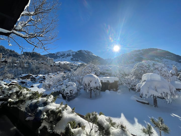Luxus-duplex üBer Gstaad,360°aussicht, Neben Rosey - Gstaad