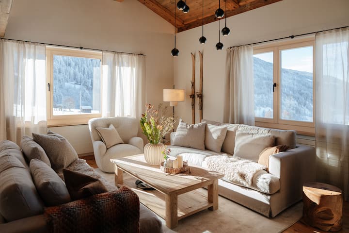 Chalet-style Apartment With Panoramic Views - Klosters-Serneus