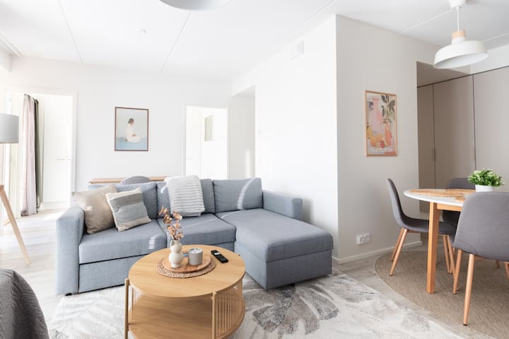 Sauna | Spacious 55m² | Balcony | Washer | Wi-fi - Mittelfinnland