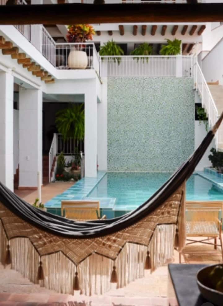 Casa Colonial Con Piscina En San Gil - San Gil