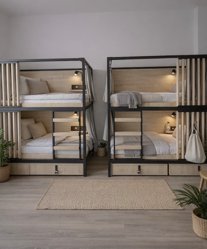 Private Dorm – 6 Bed (Berlin Sleep Club) - Berlín