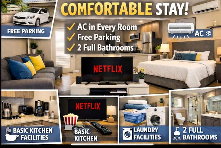 • 3 Bdr I Home | Ac | Free Parking - Brisbane