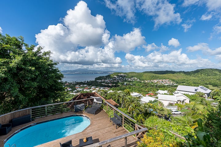Mirante Caraibes, Piscine & Vue Mer D’exception - Martinique