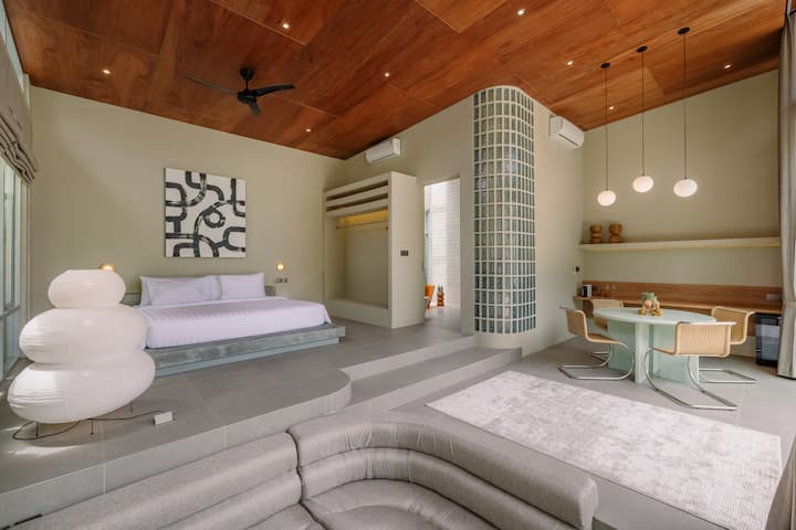 Retro Surf-style 1br Villa With Pool & Chill Space - Uluwatu