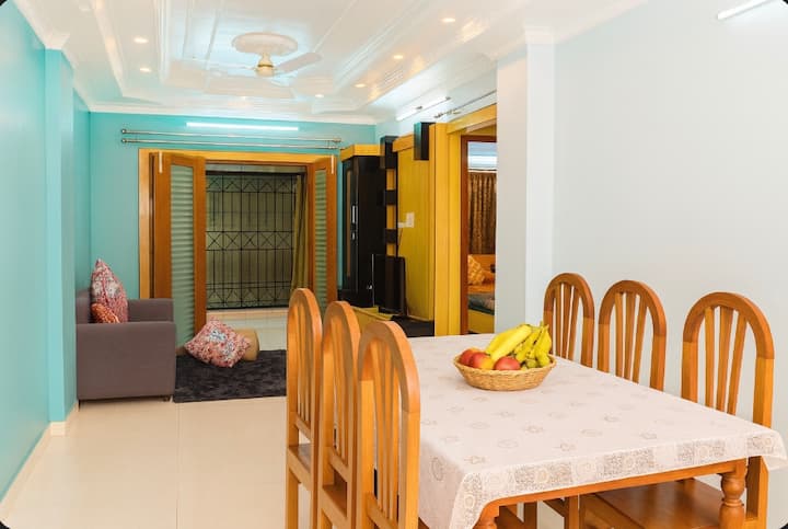 Prime South Kolkata 3bhk | Balcony, Kitchen, Wi-fi - Kolkata