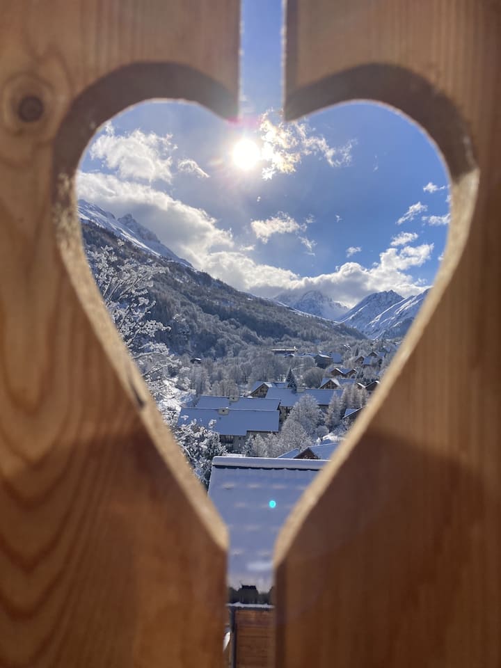 Chalet Les 3 Lacs D'amour, Triplex 10 Personnes - Valloire