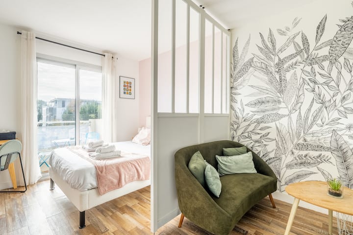 The Blush And Beach・studio à 400m De La Mer - Saint-Nazaire