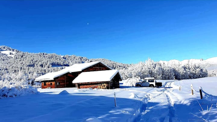 Chalet Côte 2000 Ski In/ski Out - Megève
