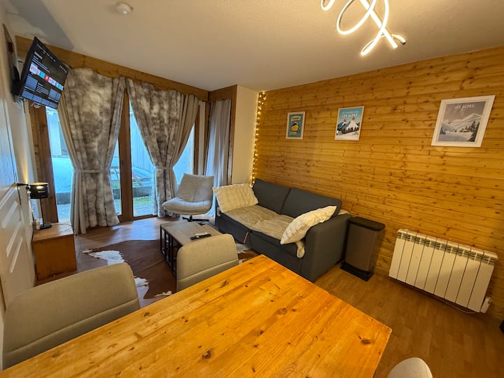 3 Vallées - Studio 4 Pers Spa + Piscine - Valmeinier