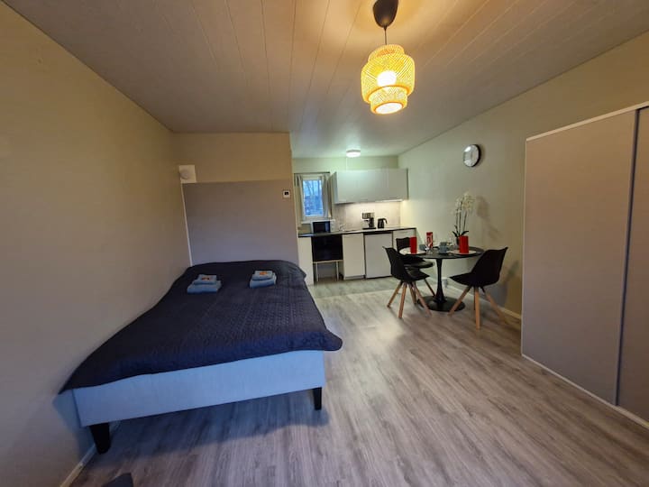 Rauhallinen & Viihtyisä Yksiö -Ilmainen Pysäköinti - Kaarina