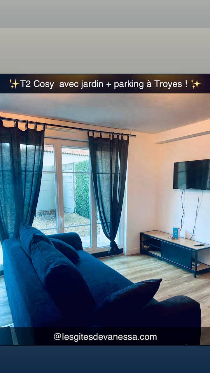 Appartement Meublé Avec Jardin Et Parking - Troyes