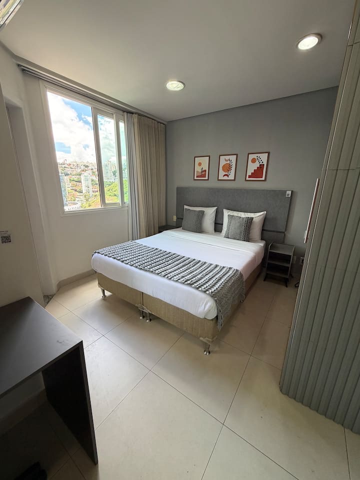 Flat, Wi-fi, Ar Cond, Garagem Coberta - Belo Horizonte