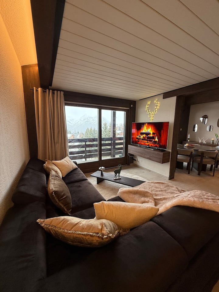 Appartement Cosy, Vue Imprenable Sur La Montagne - Les Deux Alpes