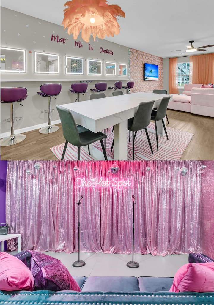 Karaoke Bar, King Beds, Vanity, Movie Yard, Unique - South Carolina